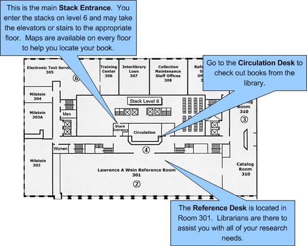 Milstein Library Floorplans | Columbia University Libraries